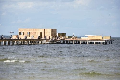 Construction begins on pier buildings - AMI Sun