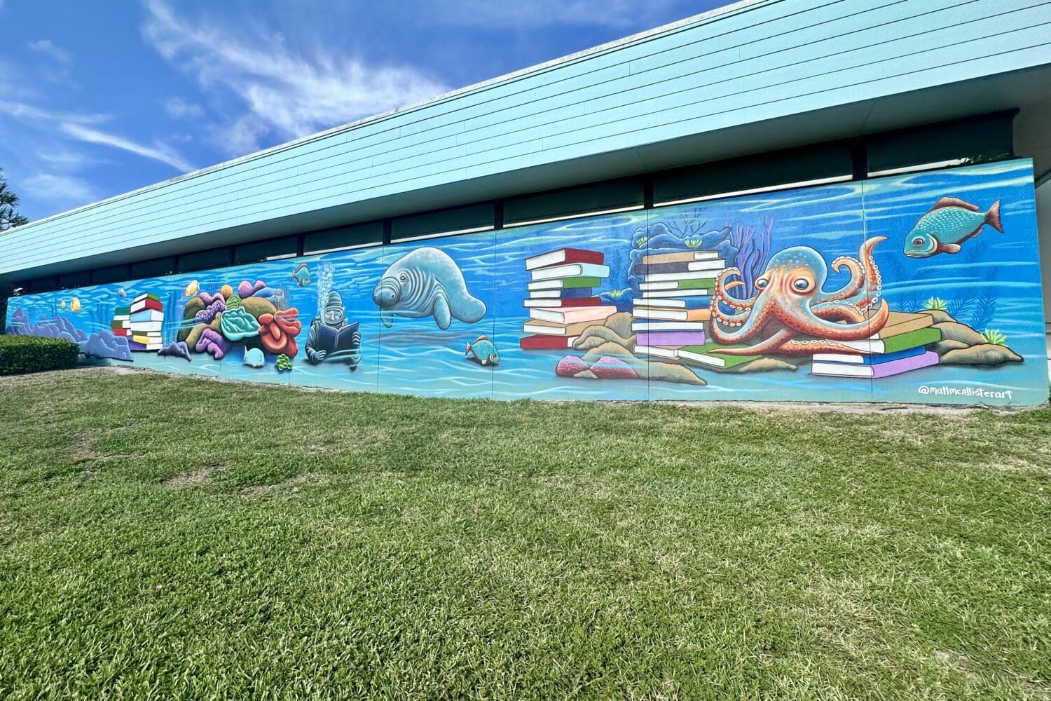 New mural adorns Island Branch Library - AMI Sun